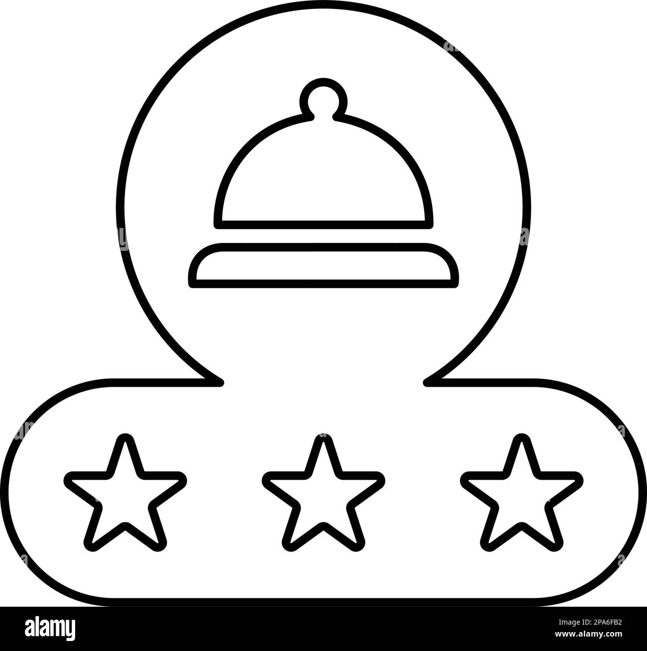 Food Review Icon symbol for use on mobile apps, print media and web ...