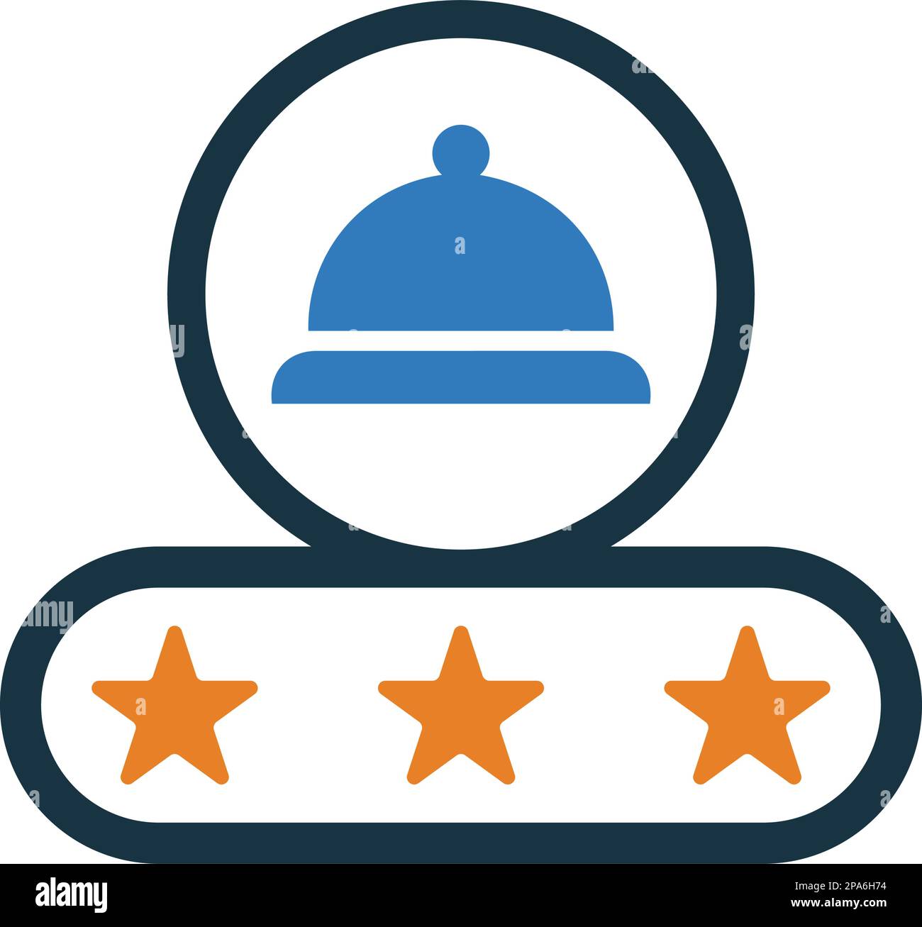 Food Review Icon symbol for use on mobile apps, print media and web ...