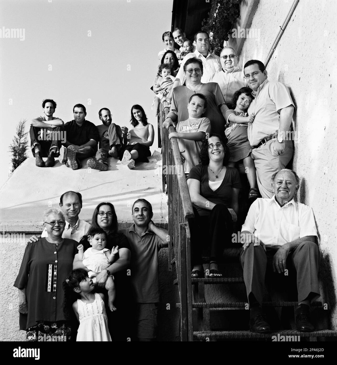 ** FOR USE AS DESIRED ** Holocaust Survivor Tzvi Kretz, bottom right ...