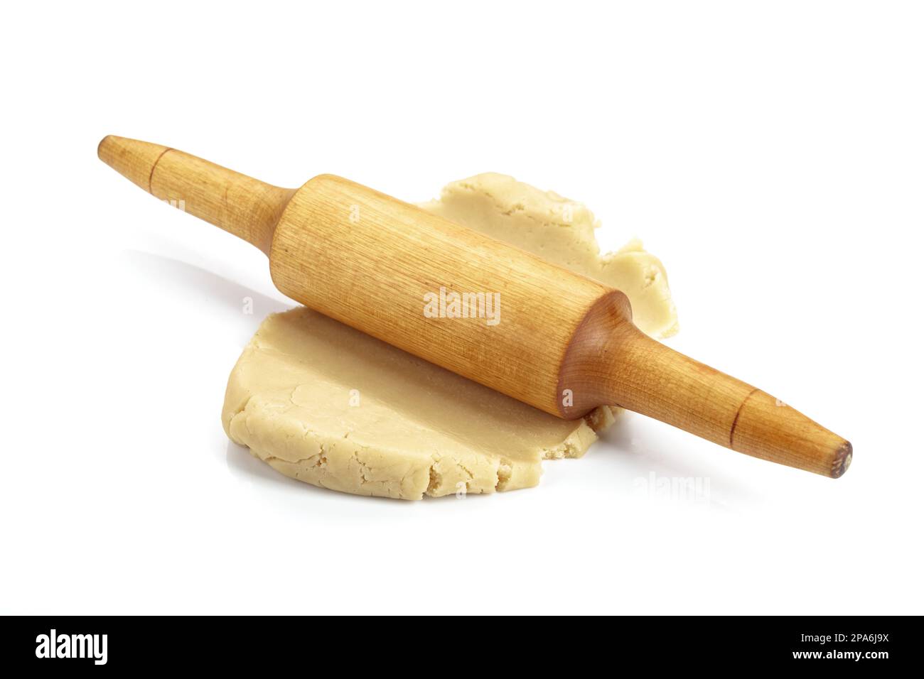 Flour rolling pin kneading Cut Out Stock Images & Pictures - Alamy