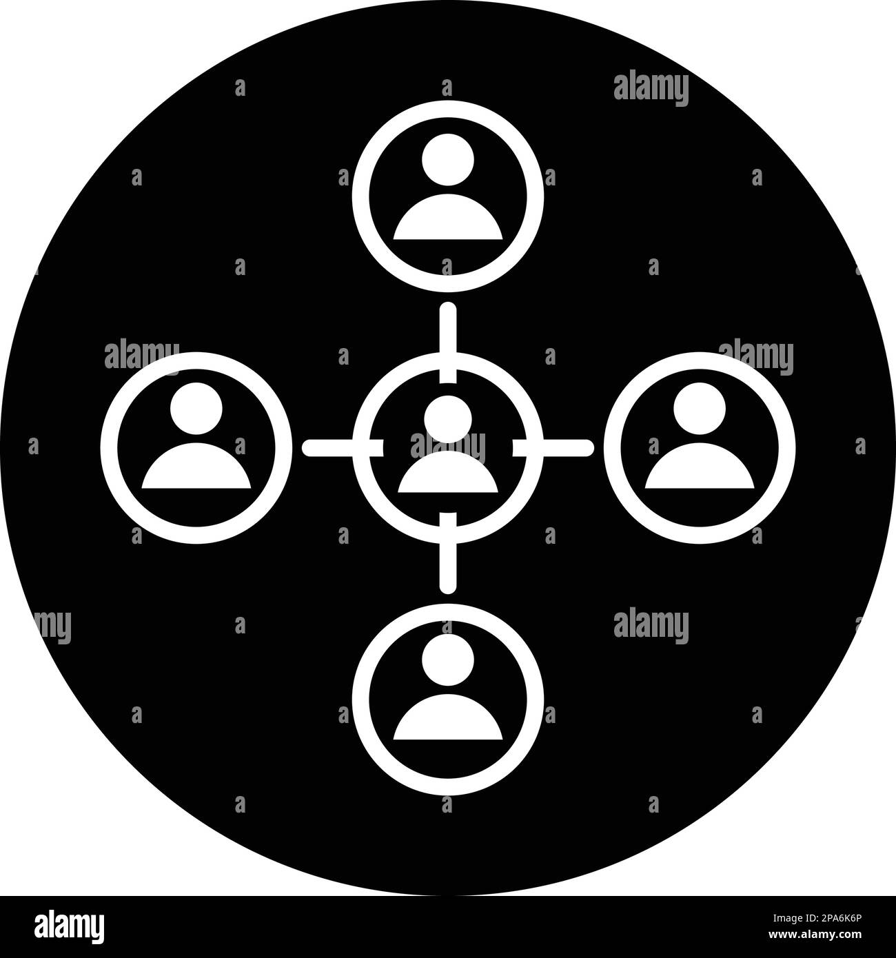 Teamwork, hierarchy icon - Well organized and editable Vector design ...