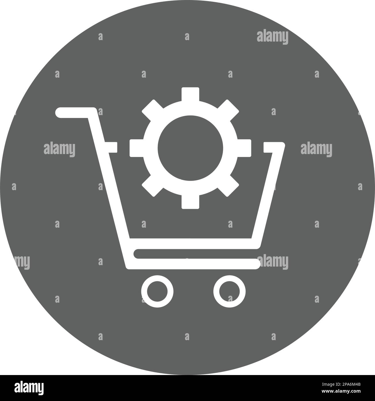 setting, trolley icon design template vector illustration for graphic ...