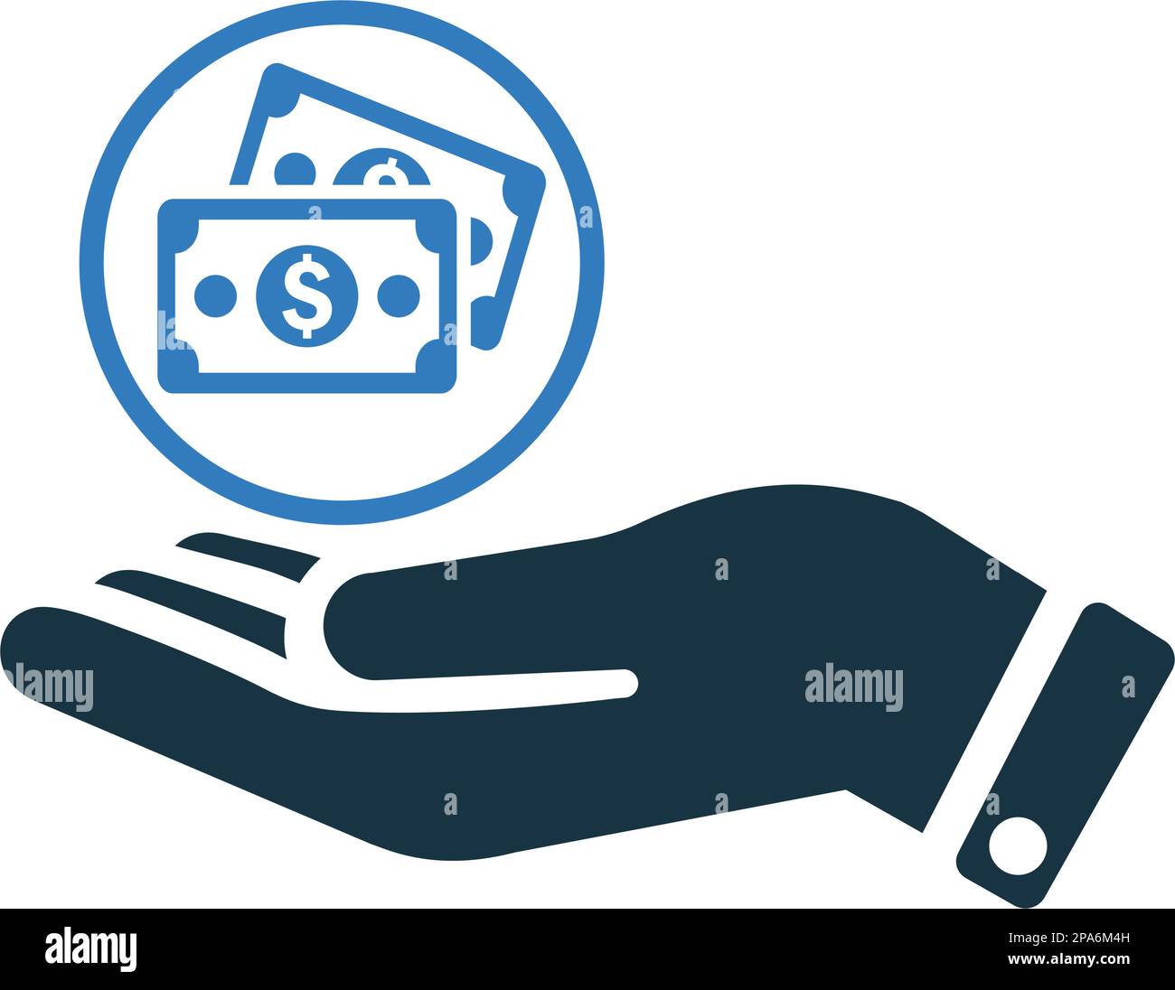 Save money icon. money on hand. Beautiful, meticulously designed icon ...