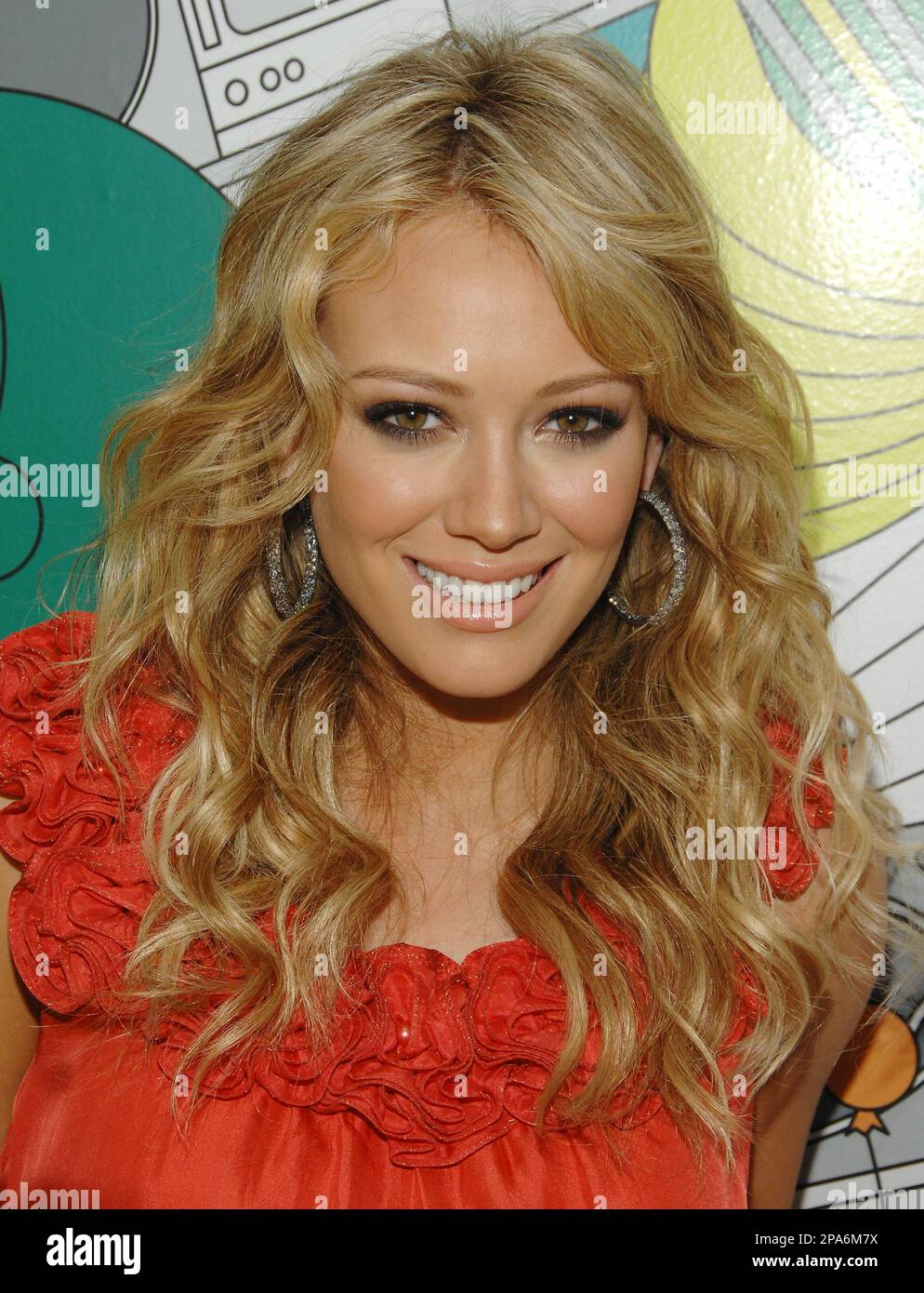 Actress and singer Hilary Duff makes an appearance on MTV's "Total ...