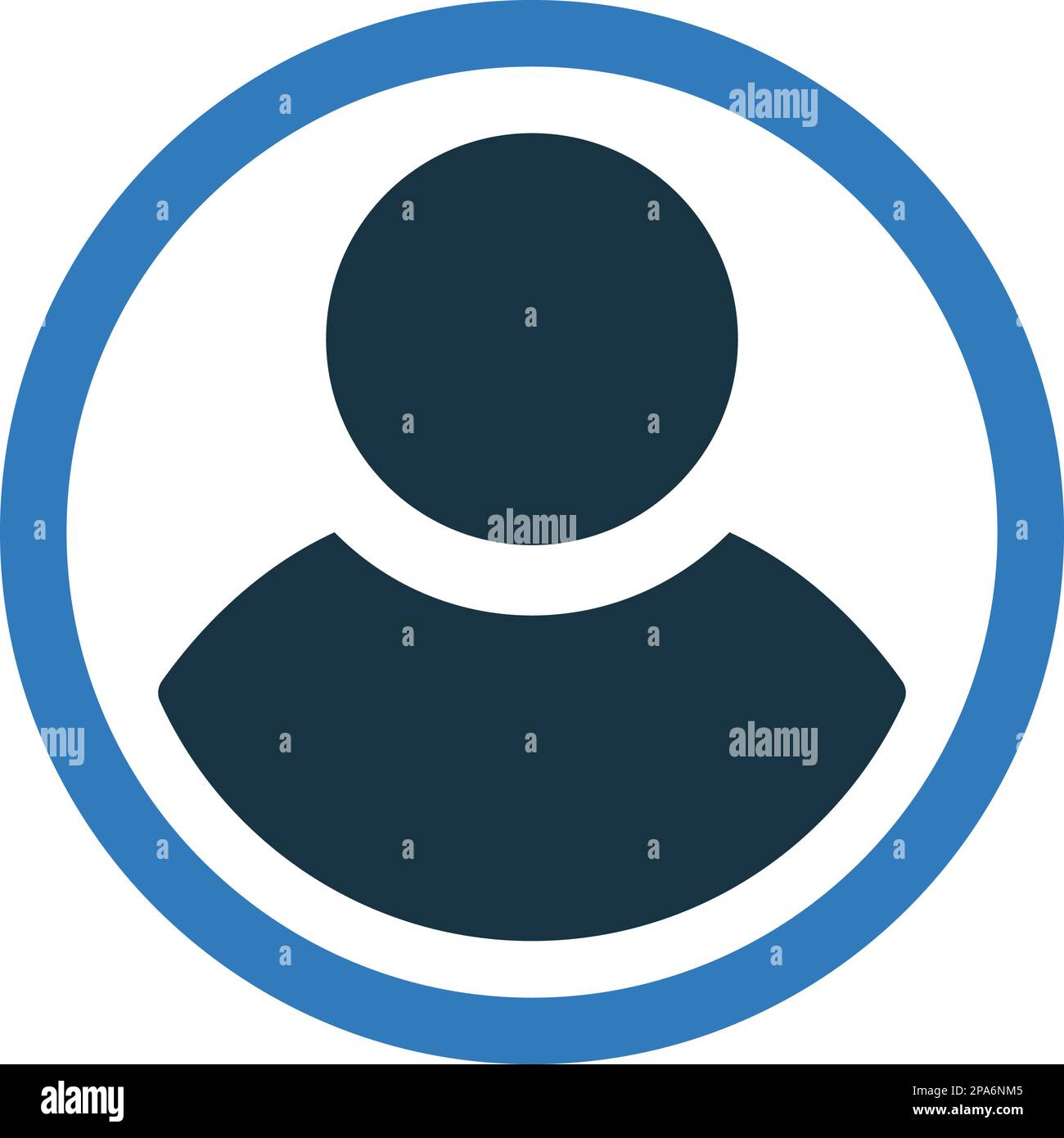 User Icon symbol for use on mobile apps, print media and web design or ...