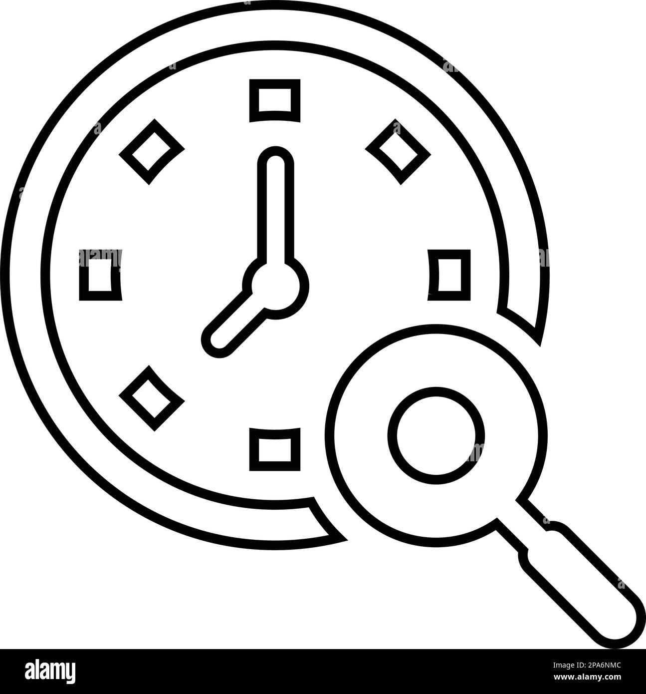 Search, time, duration icon - Perfect use for print media, web, stock ...