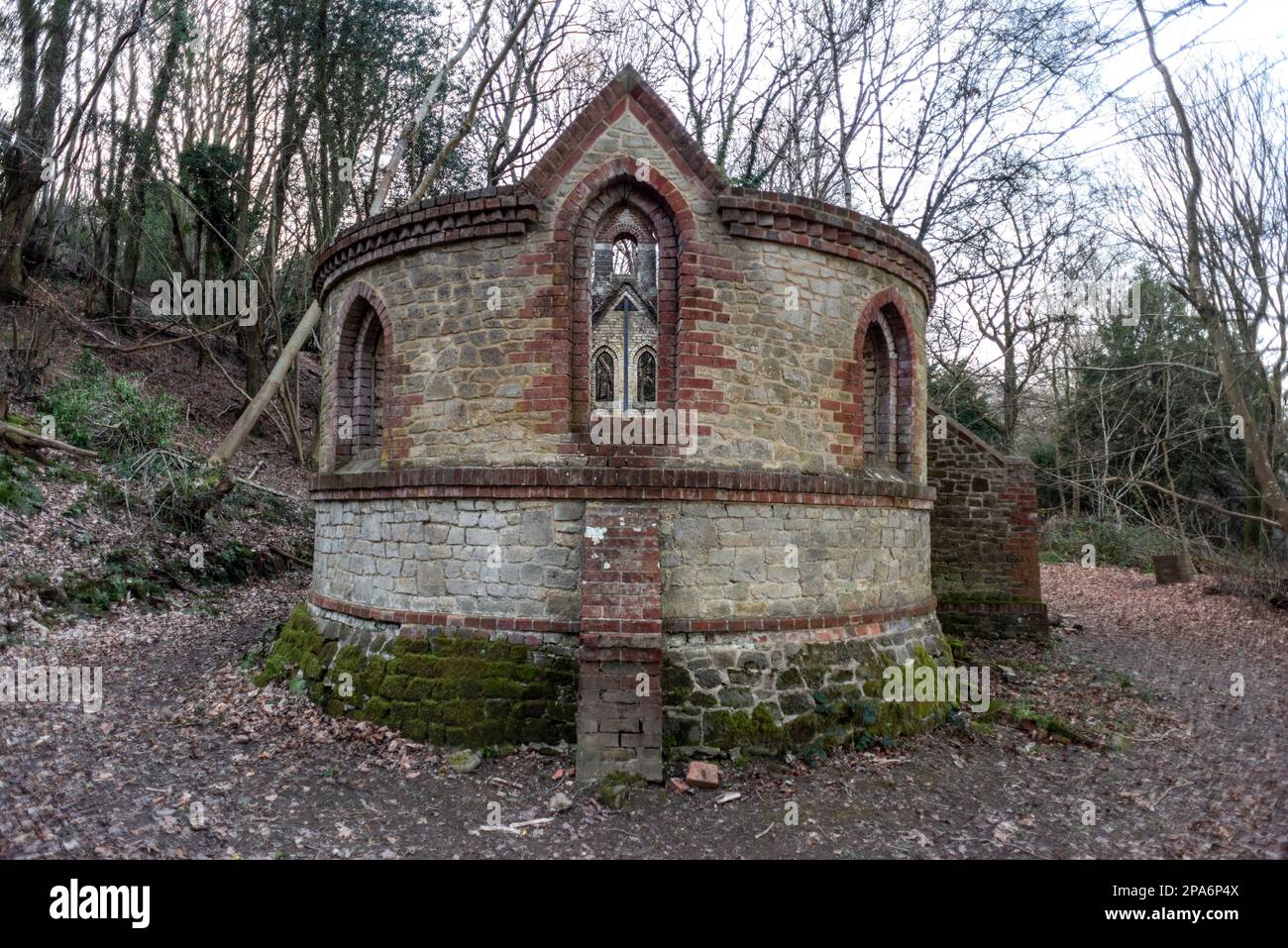 Petworth, March 2nd 2023: The derelict Church of St Michael and All ...