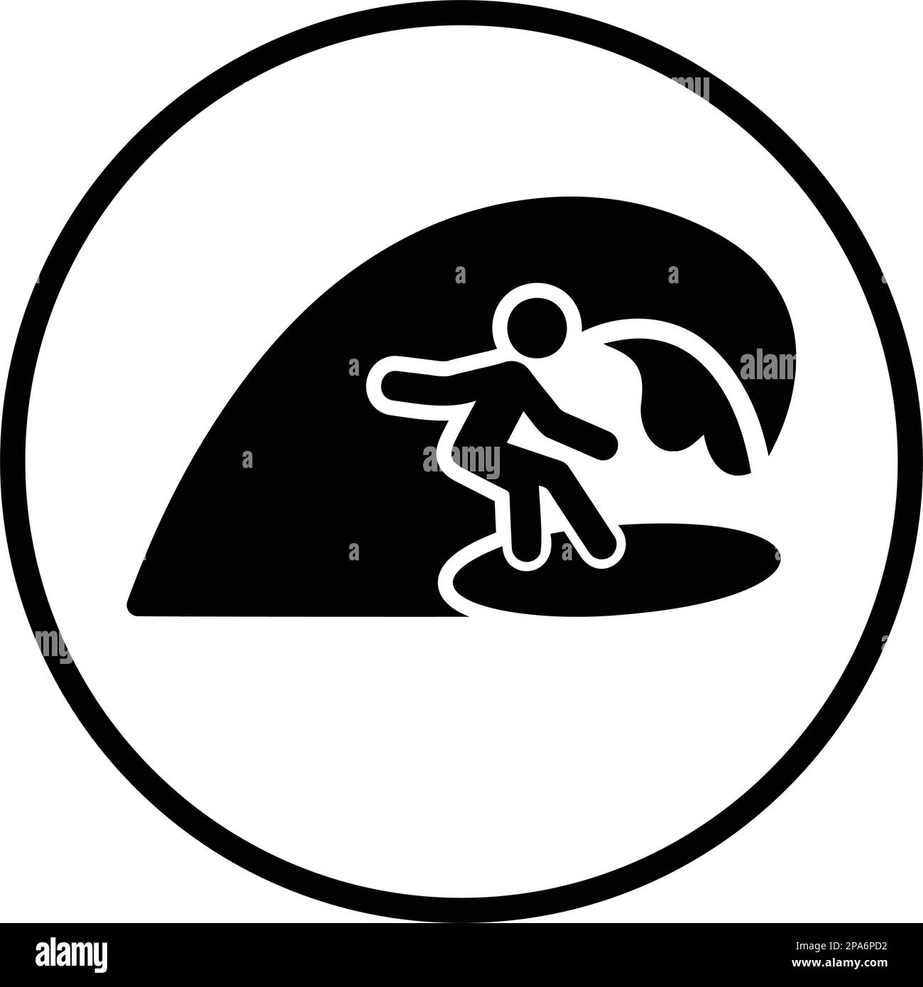 Surfing, beach icon. Flat style vector EPS use in infographics,web ...