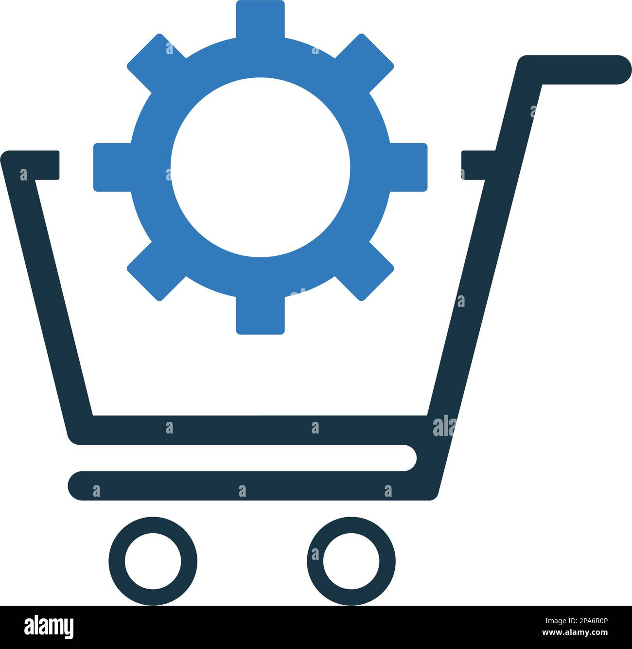 setting, trolley icon design template vector illustration for graphic ...