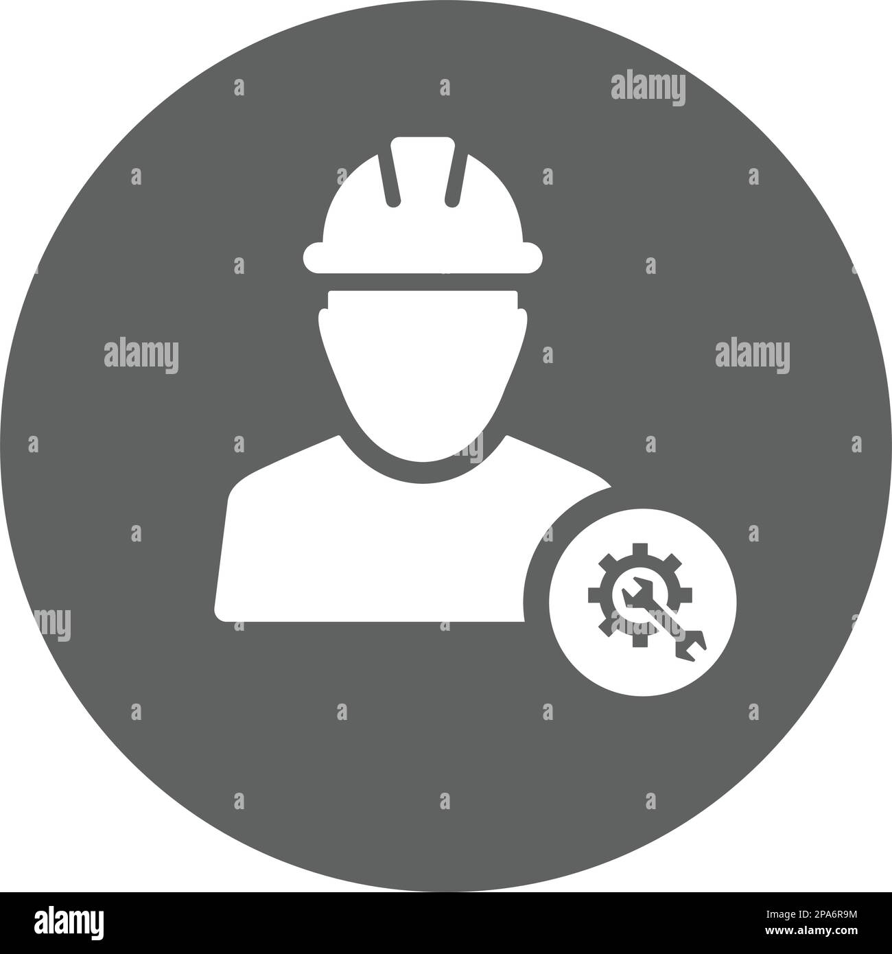 Worker icon symbol for use on mobile apps, print media and web design ...