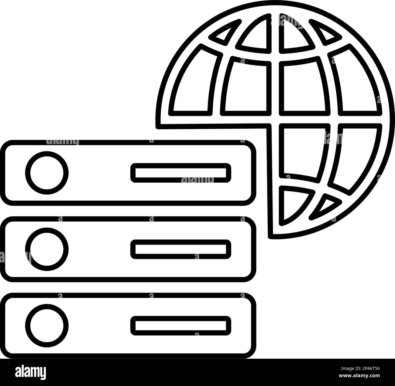 Server Icon Vector Flat