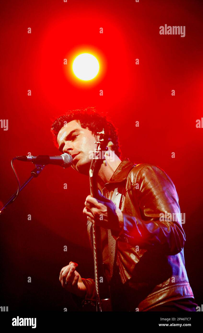British rock band Stereophonics lead singer Kelly Jones performs at a ...