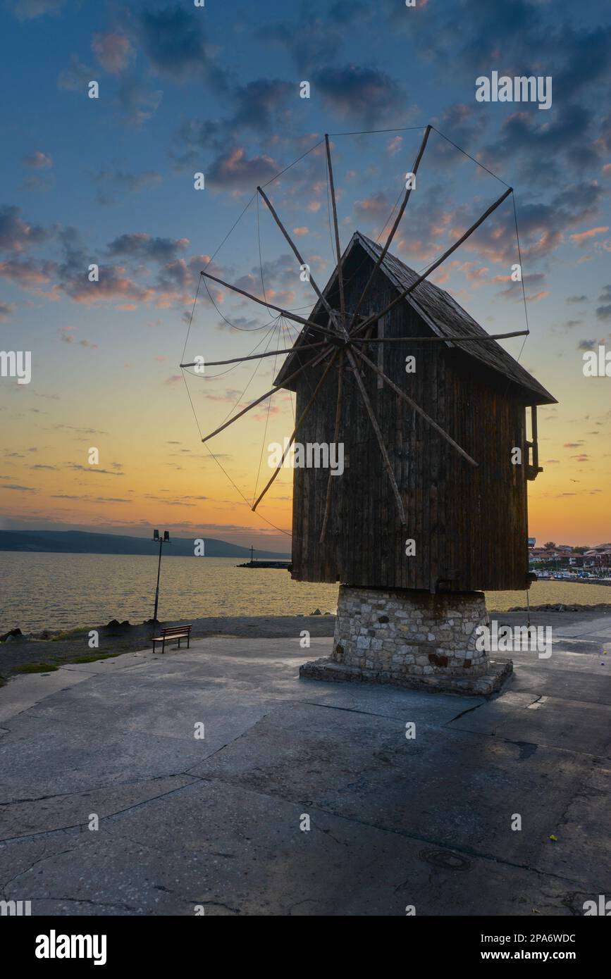 Nessebar bulgaria windmill hi-res stock photography and images - Alamy