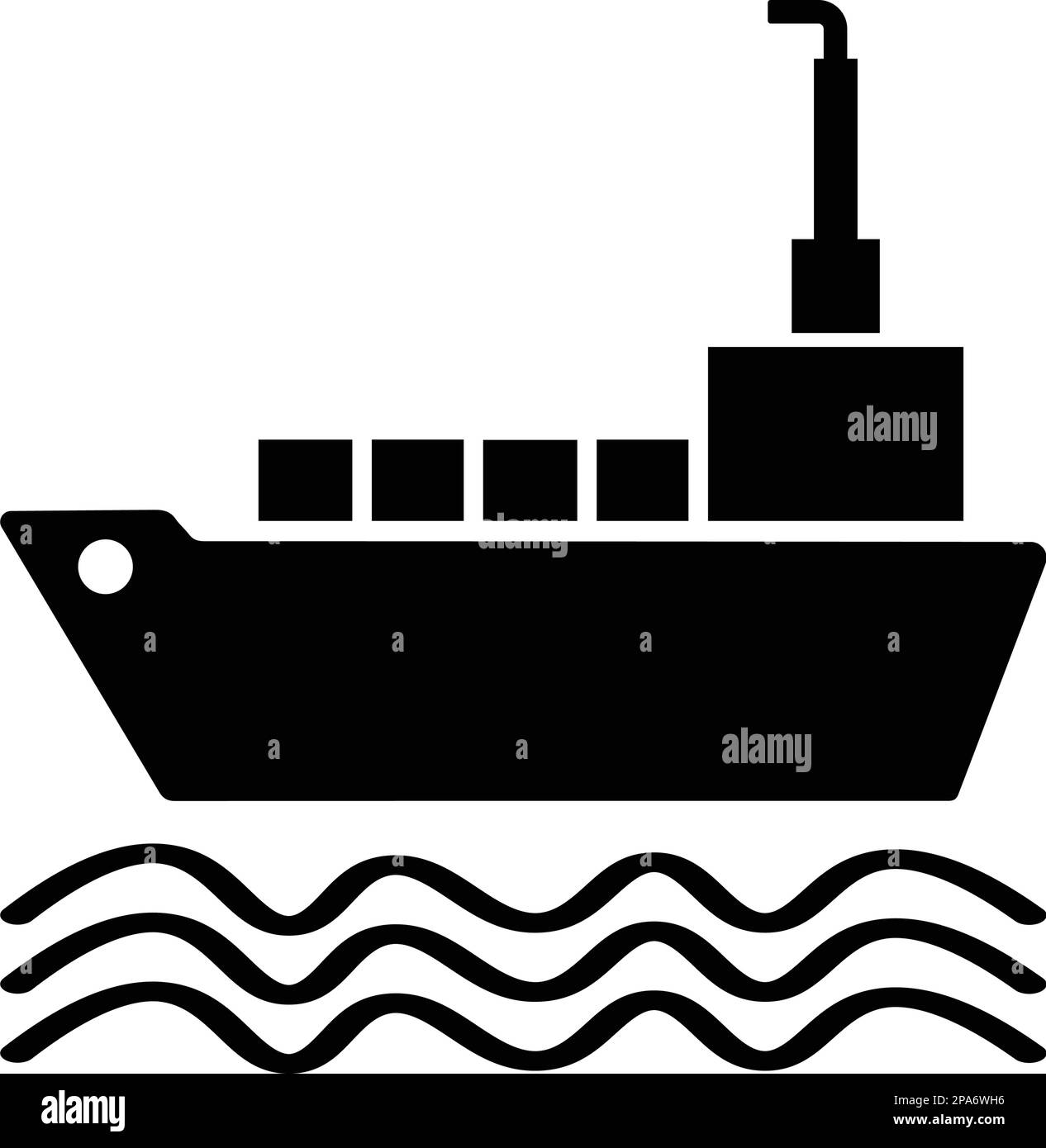 Ship, boat icon design template vector illustration for graphic and web ...