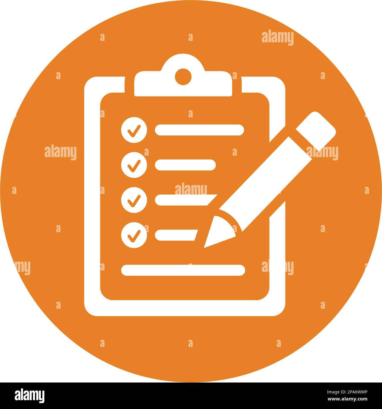 To do list icon, clipboard, checklist, vector graphics for various use ...