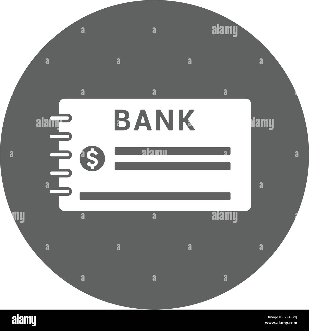 Bank cheque book icon. Flat style vector EPS use in infographics,web ...