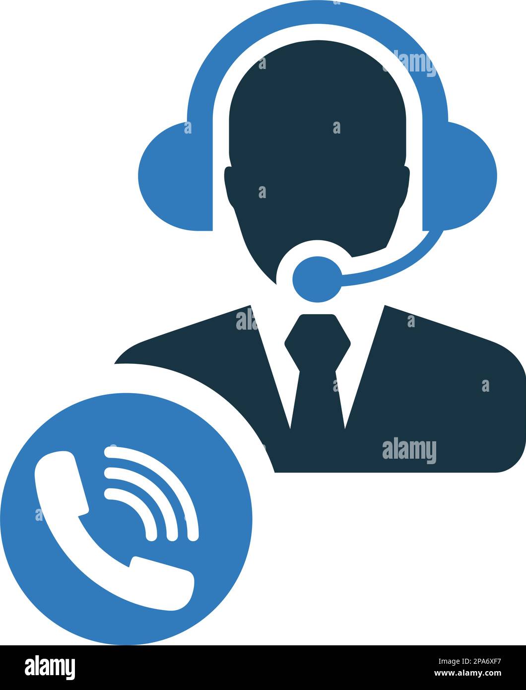 Support Call icon. Flat style vector EPS use in infographics,web design ...