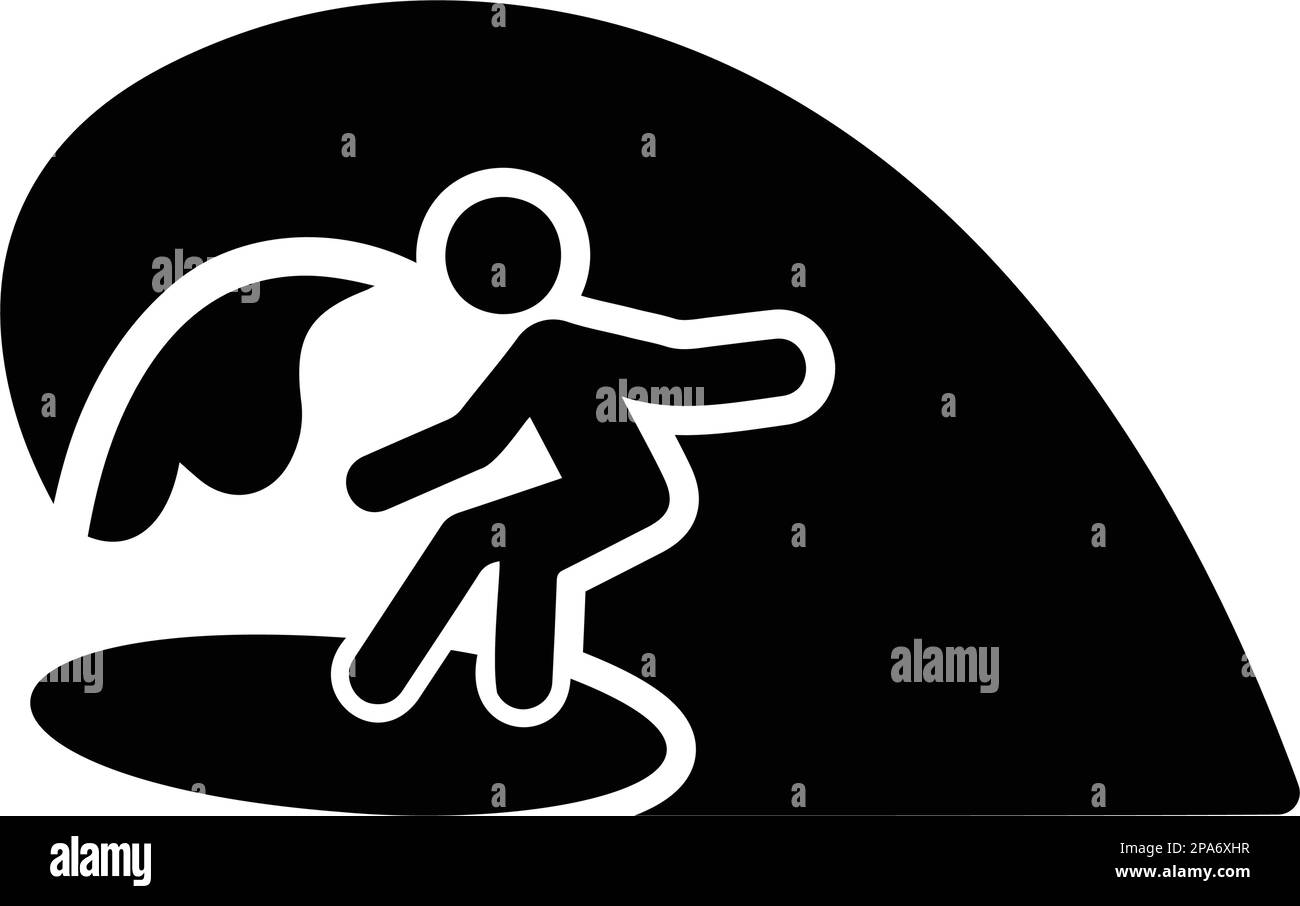 Surfing, beach icon. Flat style vector EPS use in infographics,web ...