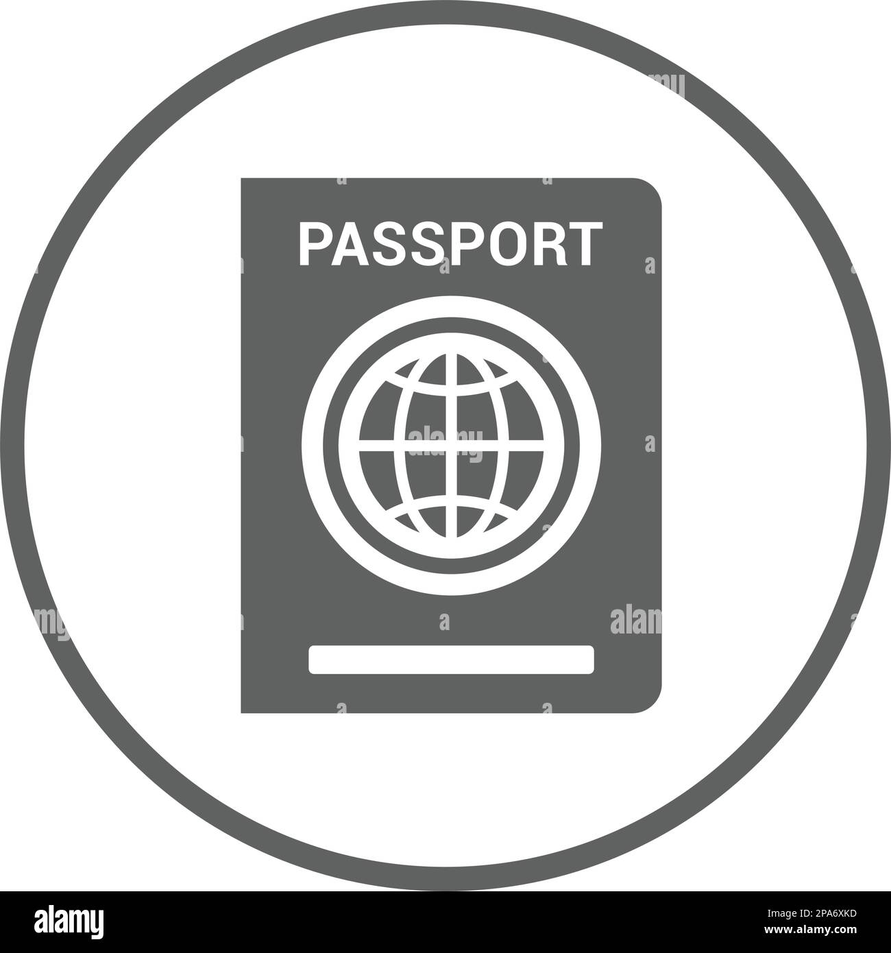 Travel, passport icon. Flat style vector EPS use in infographics,web ...