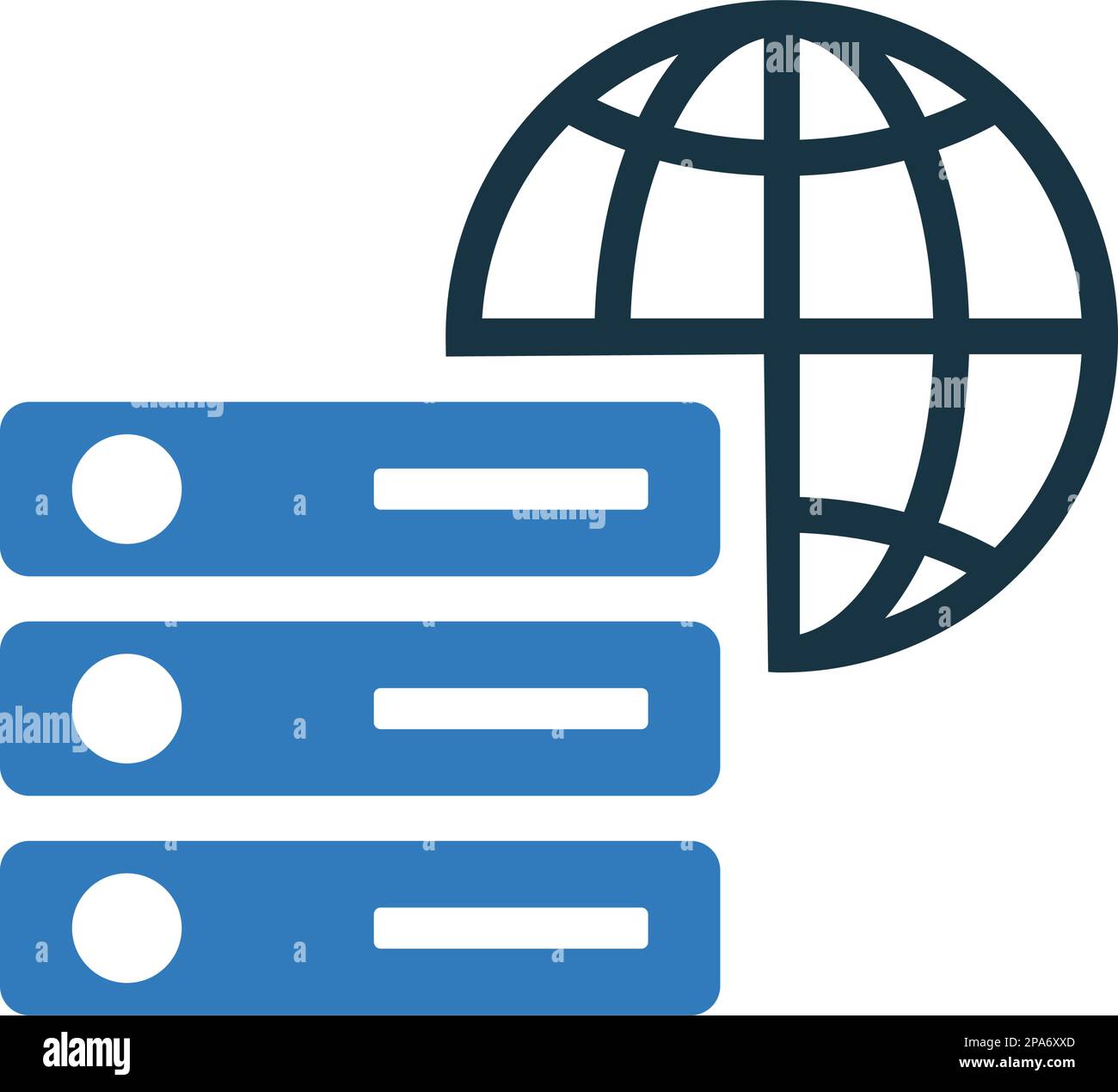 Web, server icon. Flat style vector EPS use in infographics,web design ...