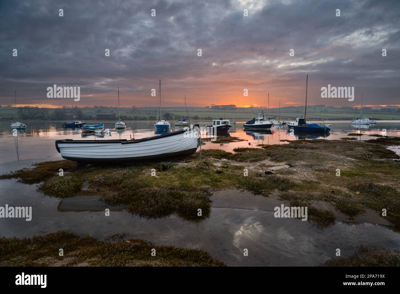 The Aln Estuary, Alnmouth, Northumberland, England, UK Stock Photo - Alamy