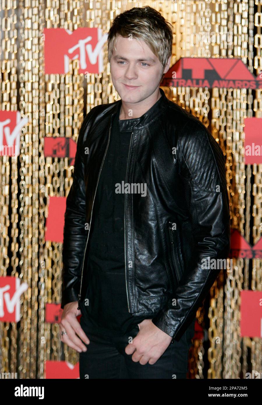 Irish singer Brian McFadden arrives for the MTV Australia Awards in ...