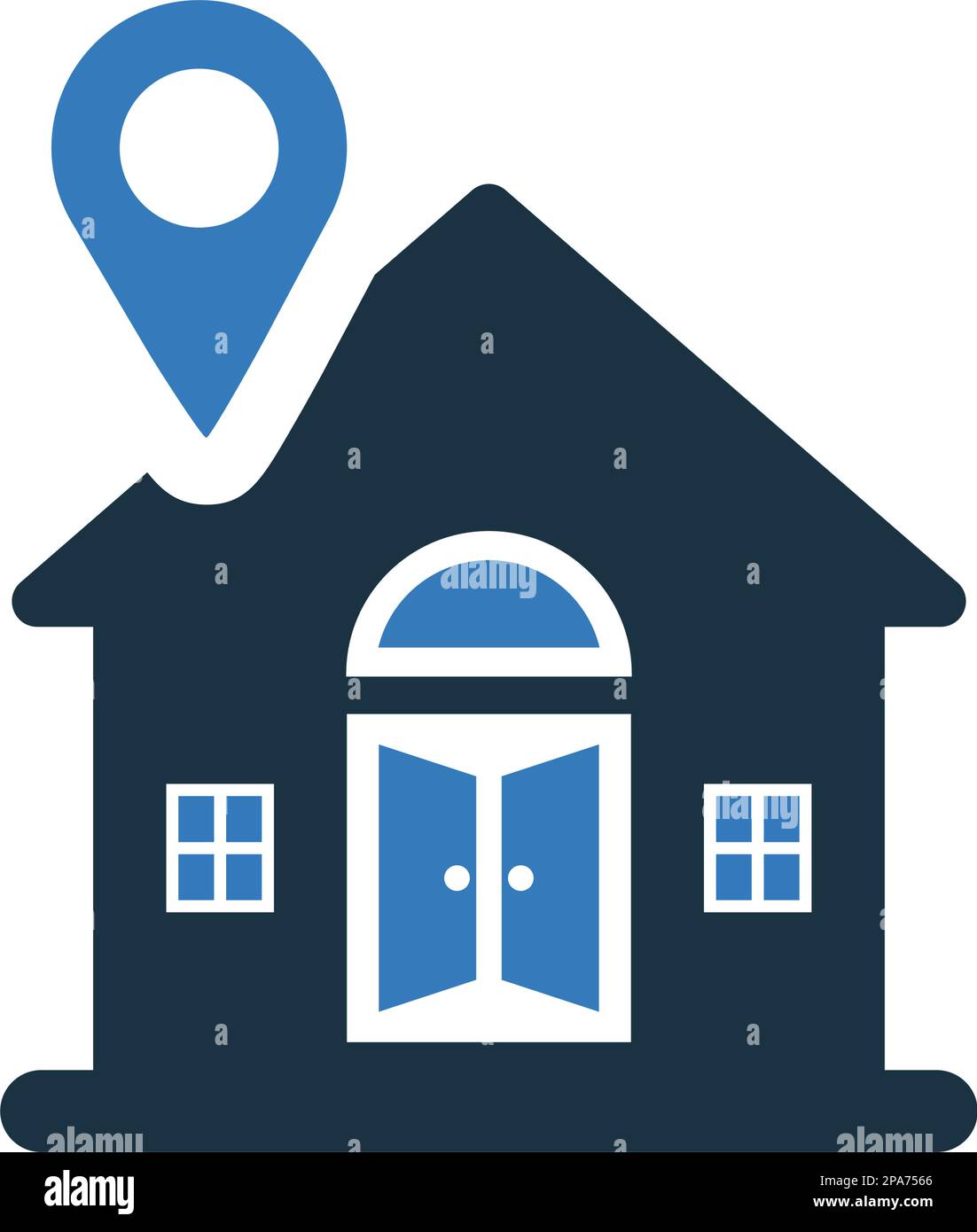 Home location icon. Use for commercial, print media, web or any type of ...