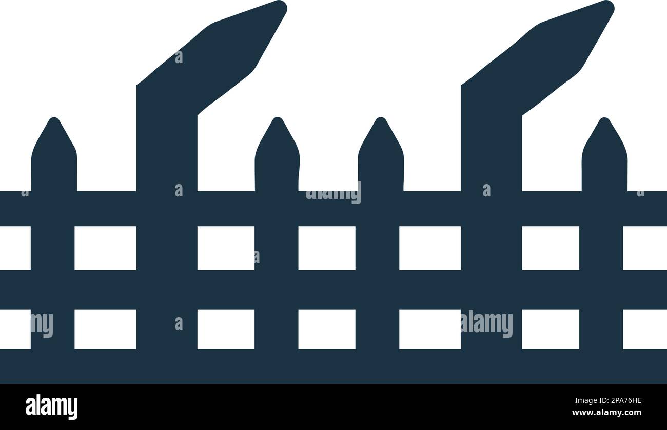 Area, border, fence icon. Use for commercial, print media, web or any ...