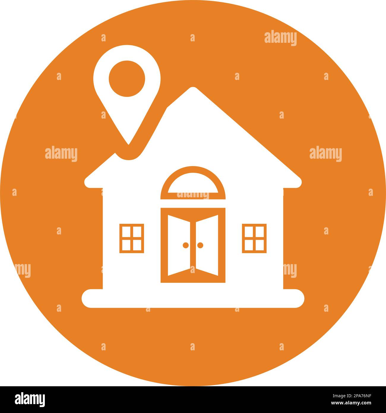Home location icon. Use for commercial, print media, web or any type of ...