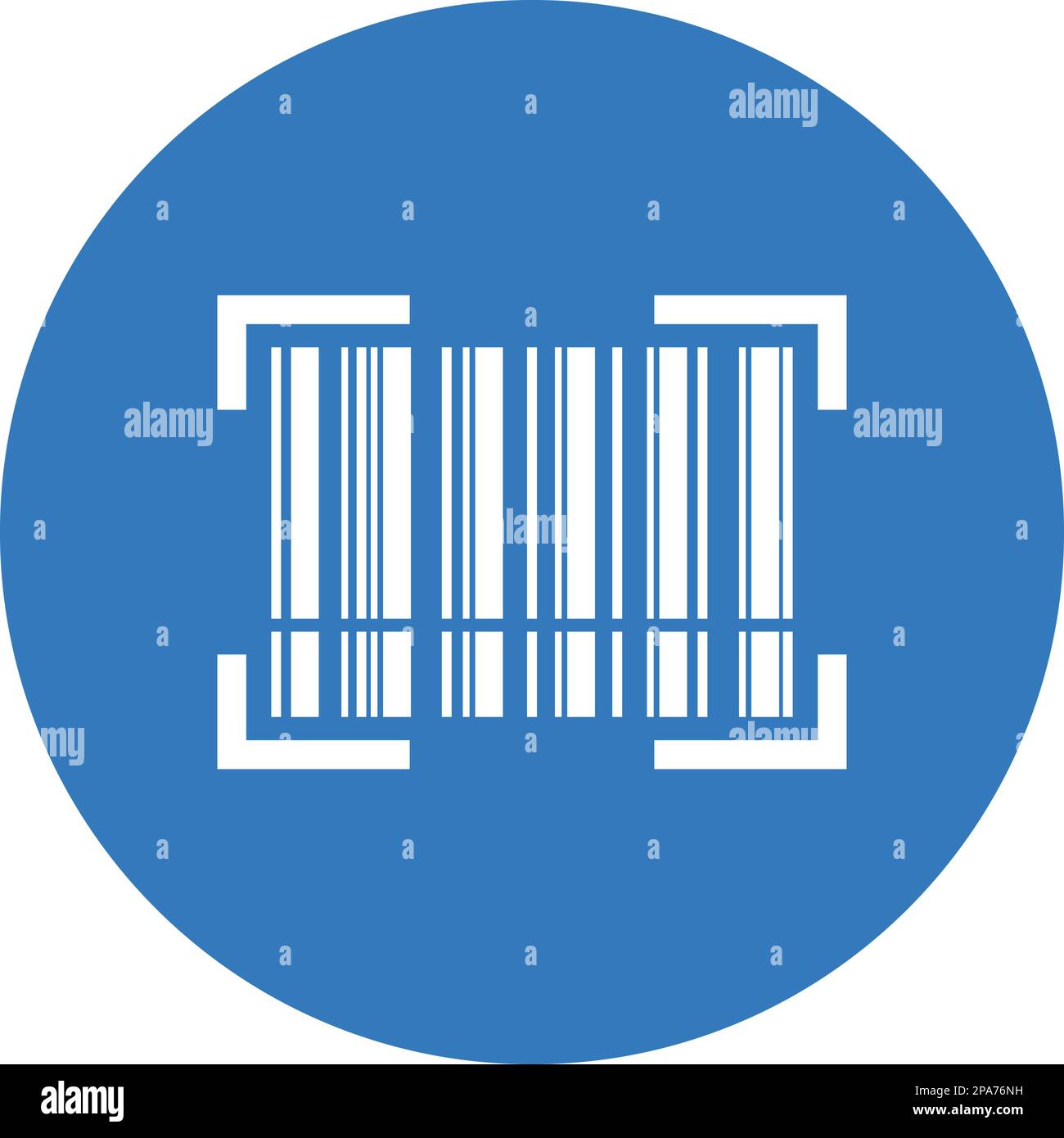 Bar code icon - Simple editable vector EPS file Stock Vector Image ...