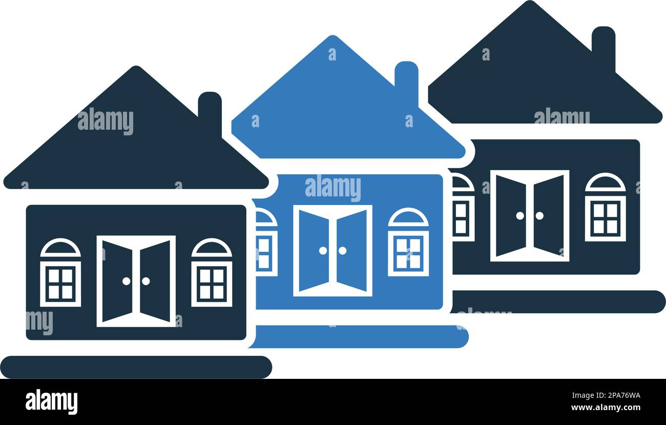 Apartment, house, property icon, vector graphics for various use Stock ...