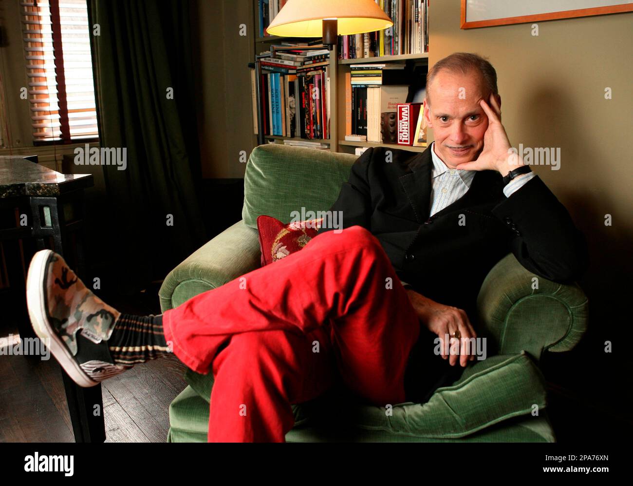 Writer and director John Waters poses for a portrait at his home in New ...