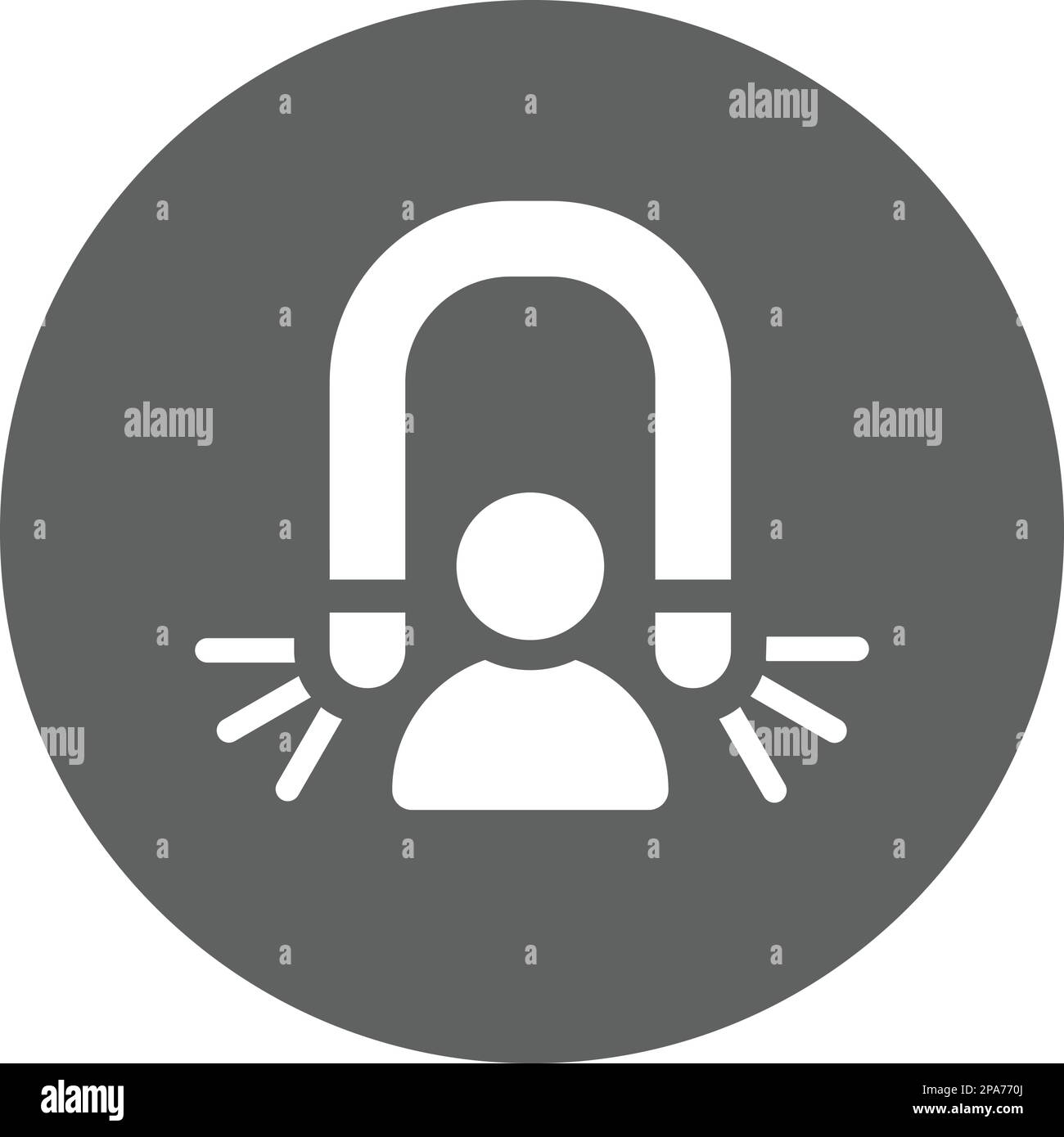 Attracting Customer Icon Simple Editable Vector Eps File Stock Vector