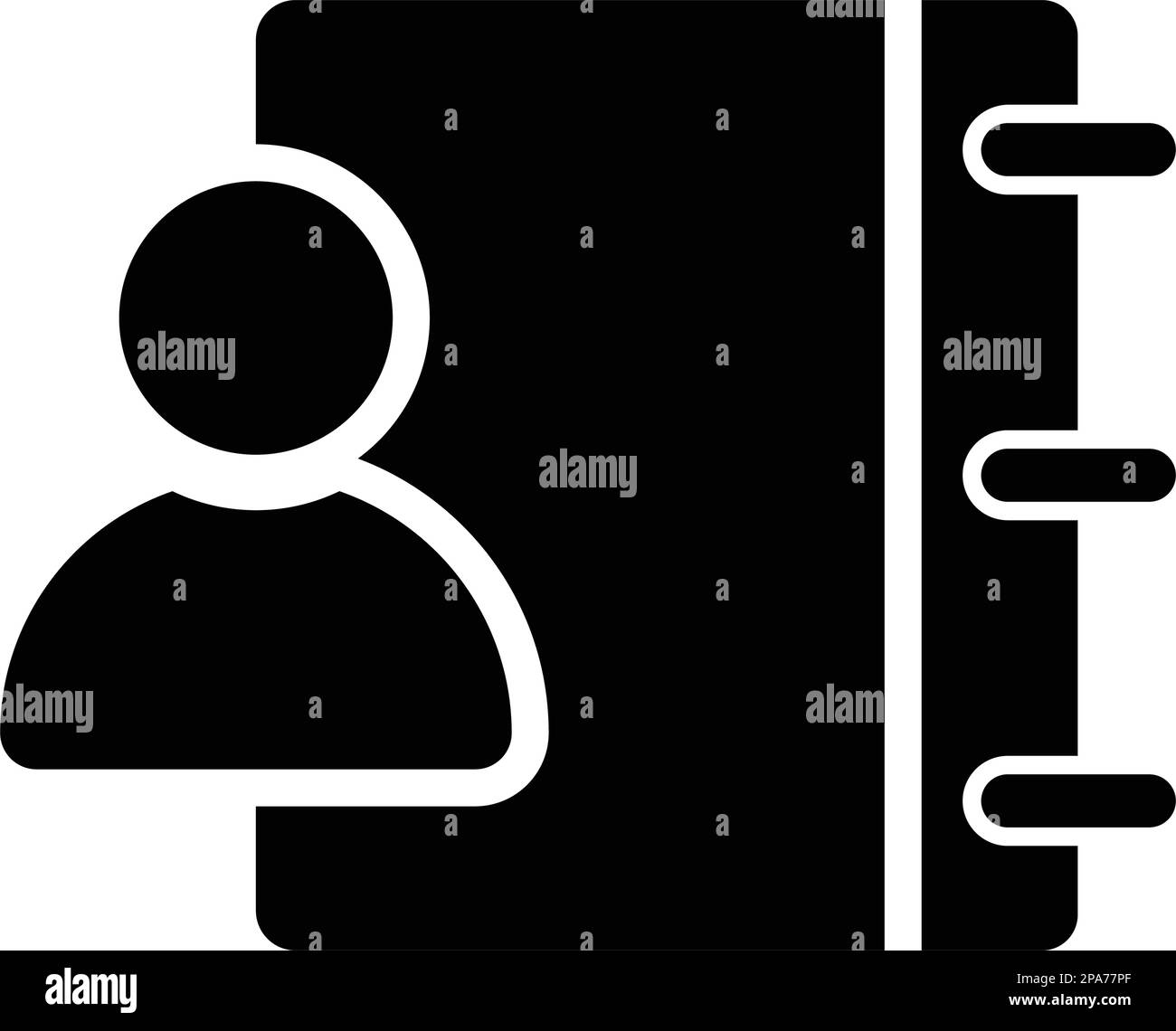 Content icon monochrome simple Black and White Stock Photos & Images ...