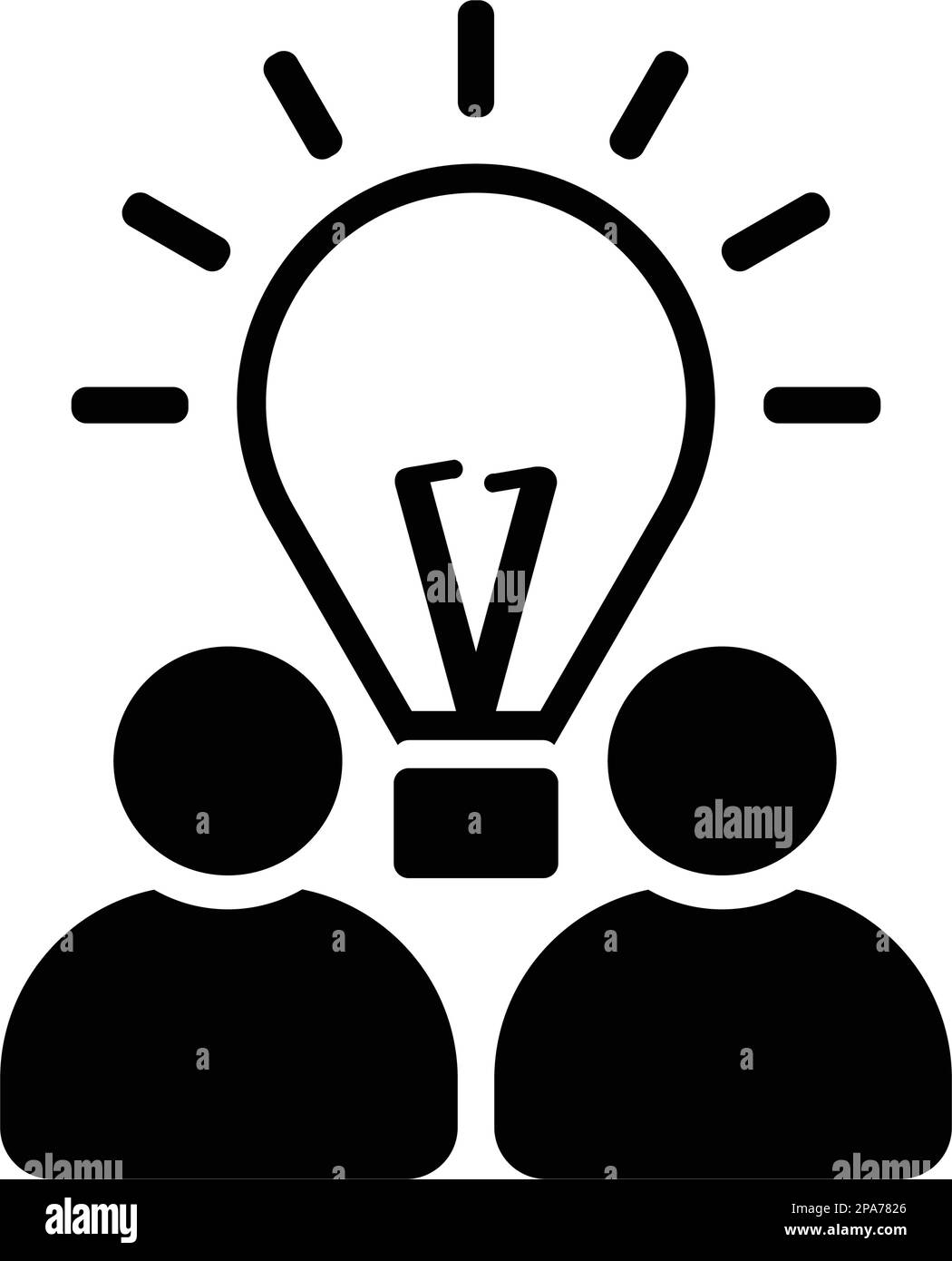 Brain storming icon - Simple editable vector EPS file Stock Vector ...