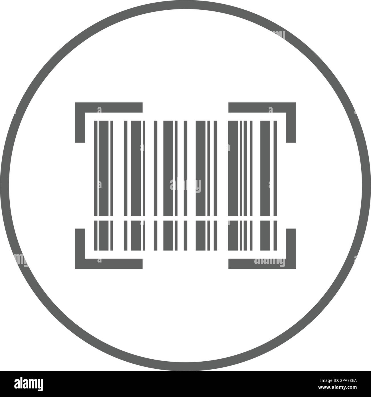 Bar code icon - Simple editable vector EPS file Stock Vector Image & Art - Alamy