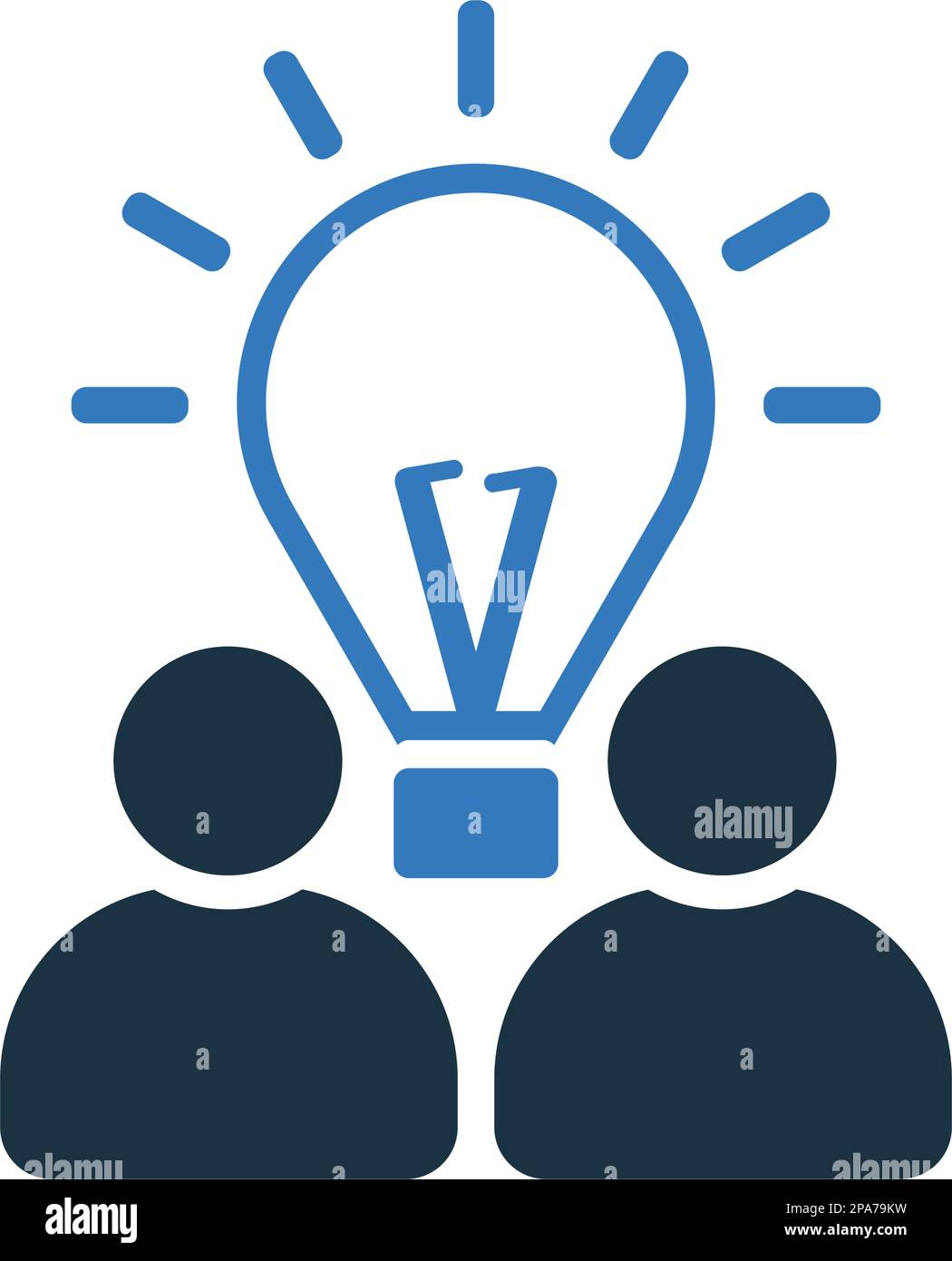 Brain storming icon - Simple editable vector EPS file Stock Vector ...