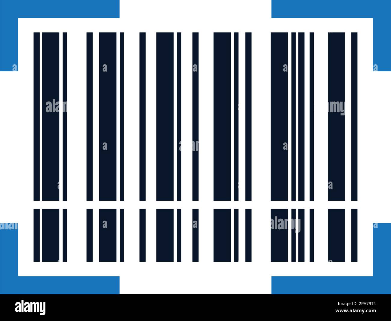 Bar Code Icon Simple Editable Vector Eps File Stock Vector Image And Art Alamy