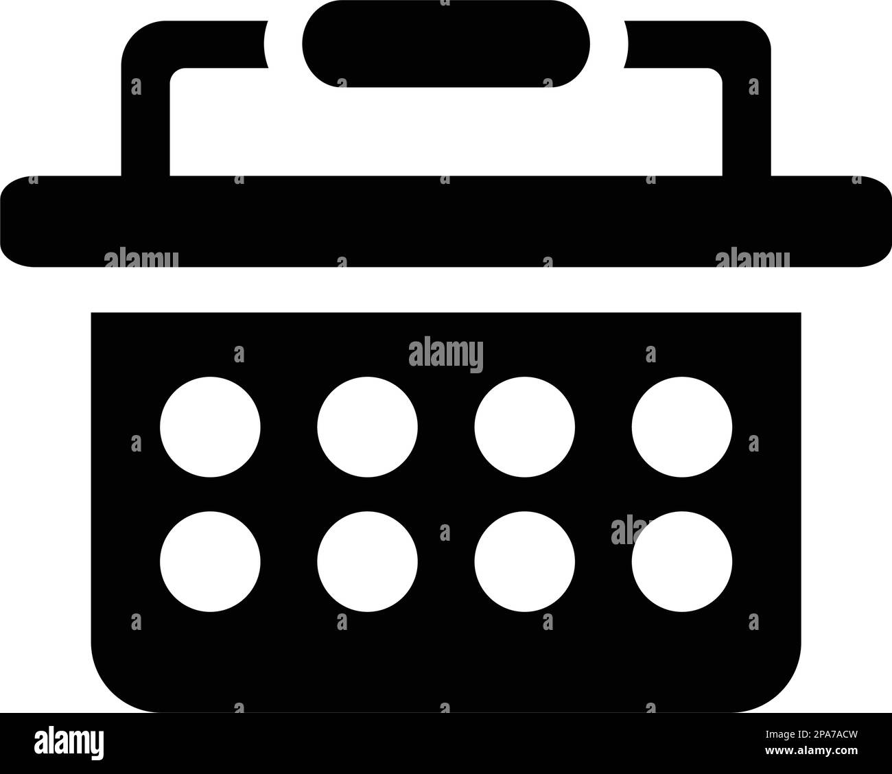 Basket icon - Simple editable vector EPS file Stock Vector Image & Art ...