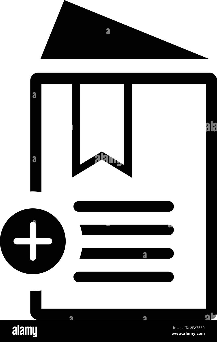 Book marking icon - Simple editable vector EPS file Stock Vector Image ...
