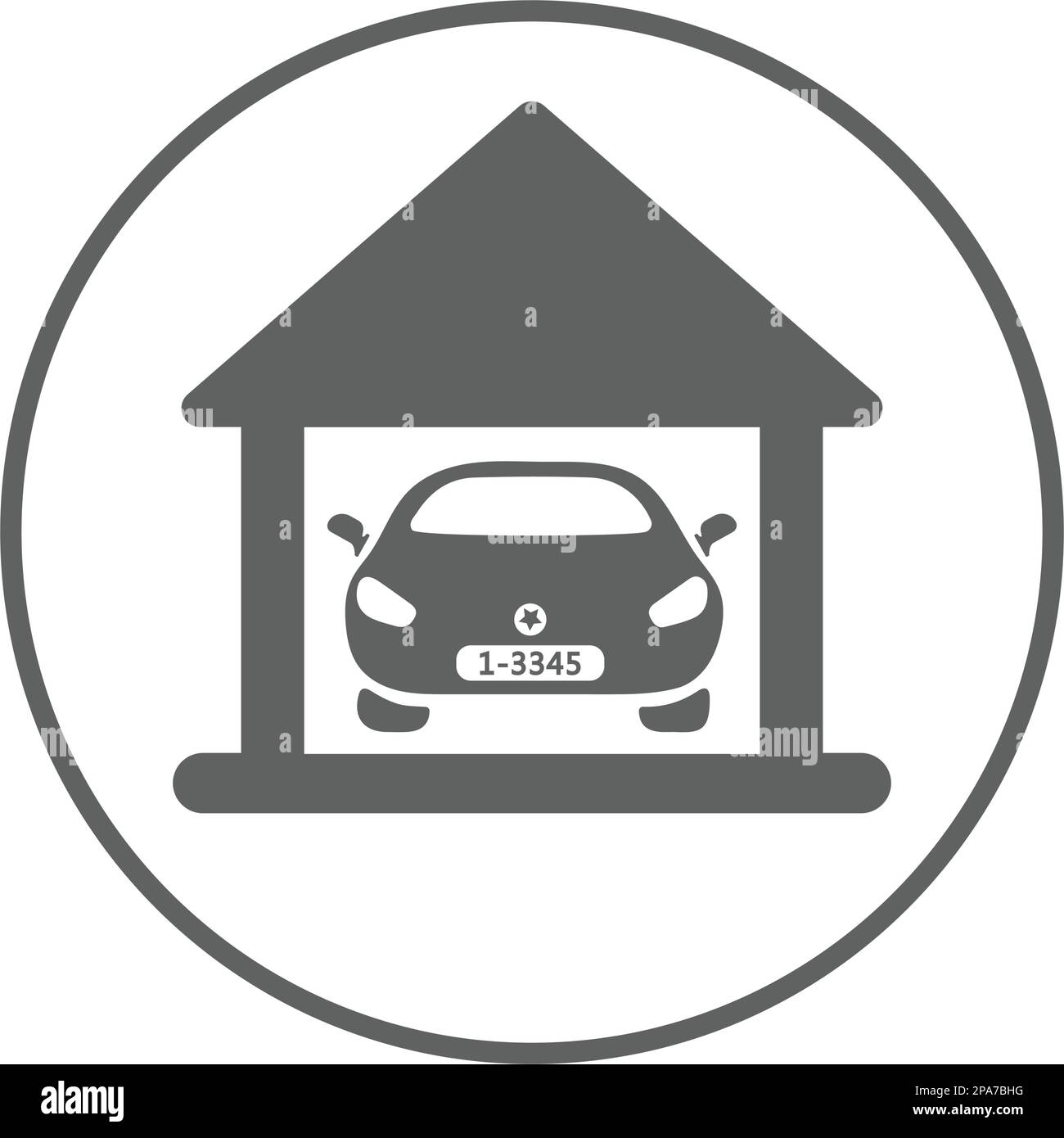 Car, garage, vehicle icon, vector graphics for various use Stock Vector ...