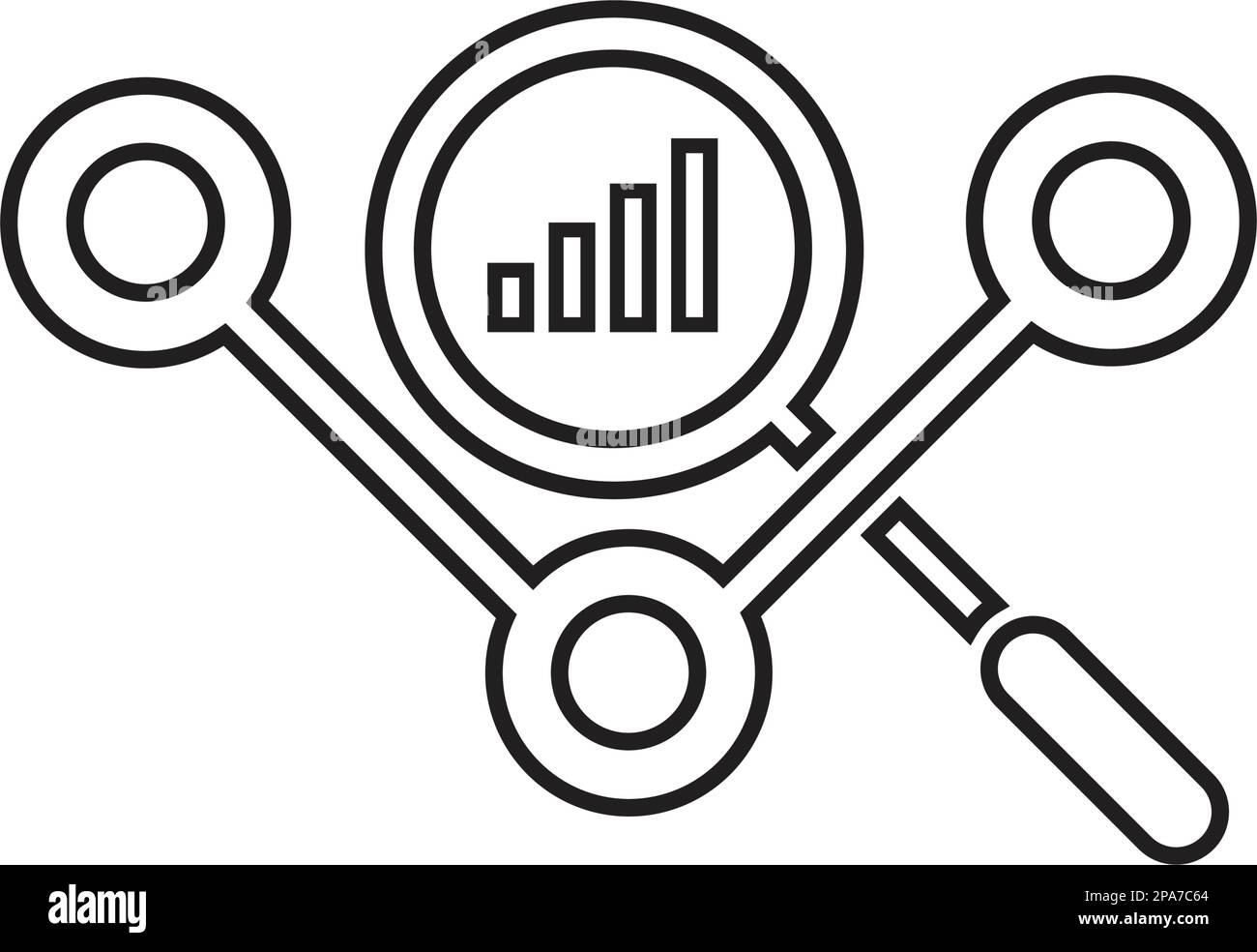 Competitor Analysis icon - Vector EPS file. Perfect use for print media, web, stock images ...
