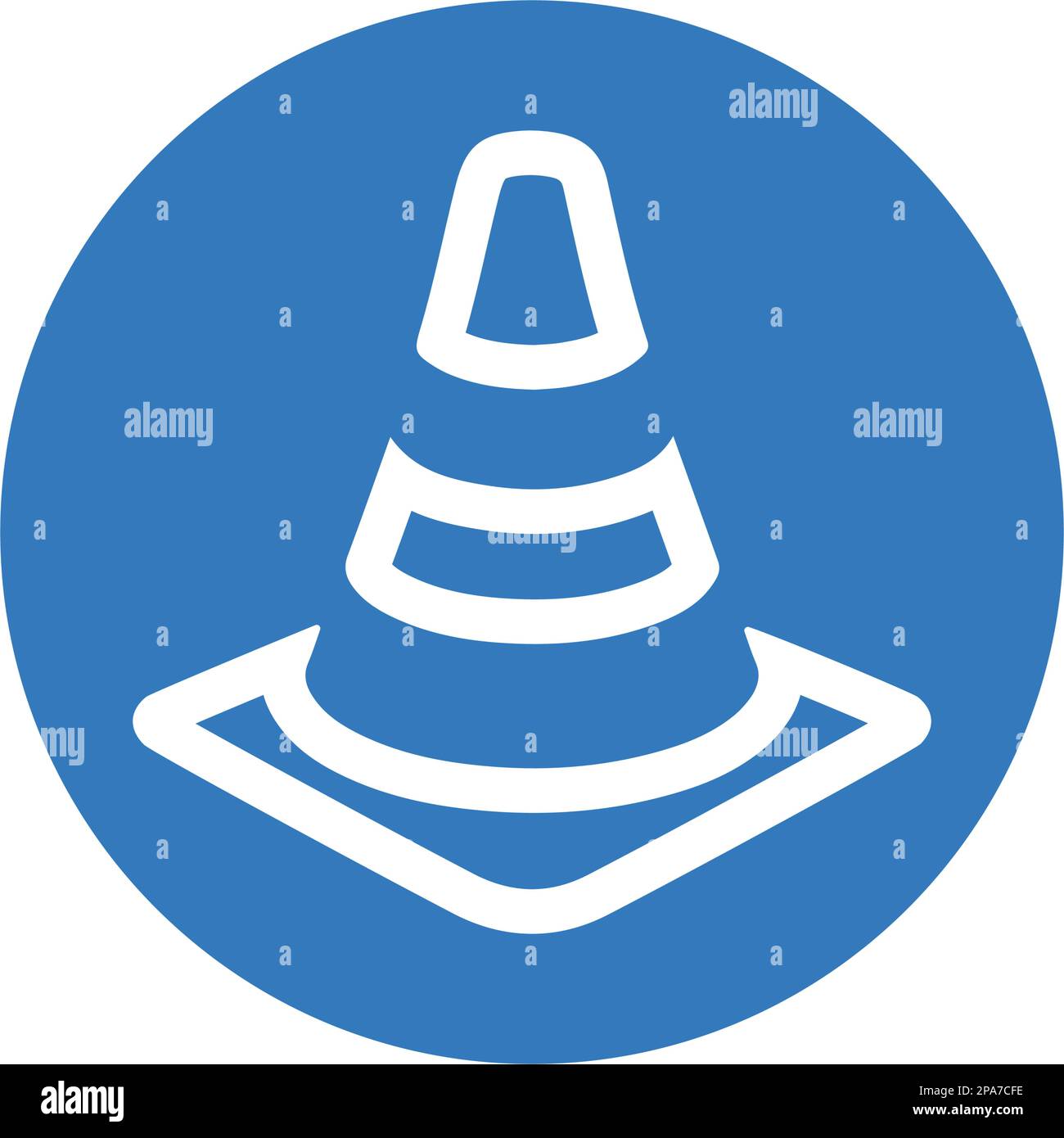 Emergency, barrier, cone icon. Use for commercial, print media, web or ...