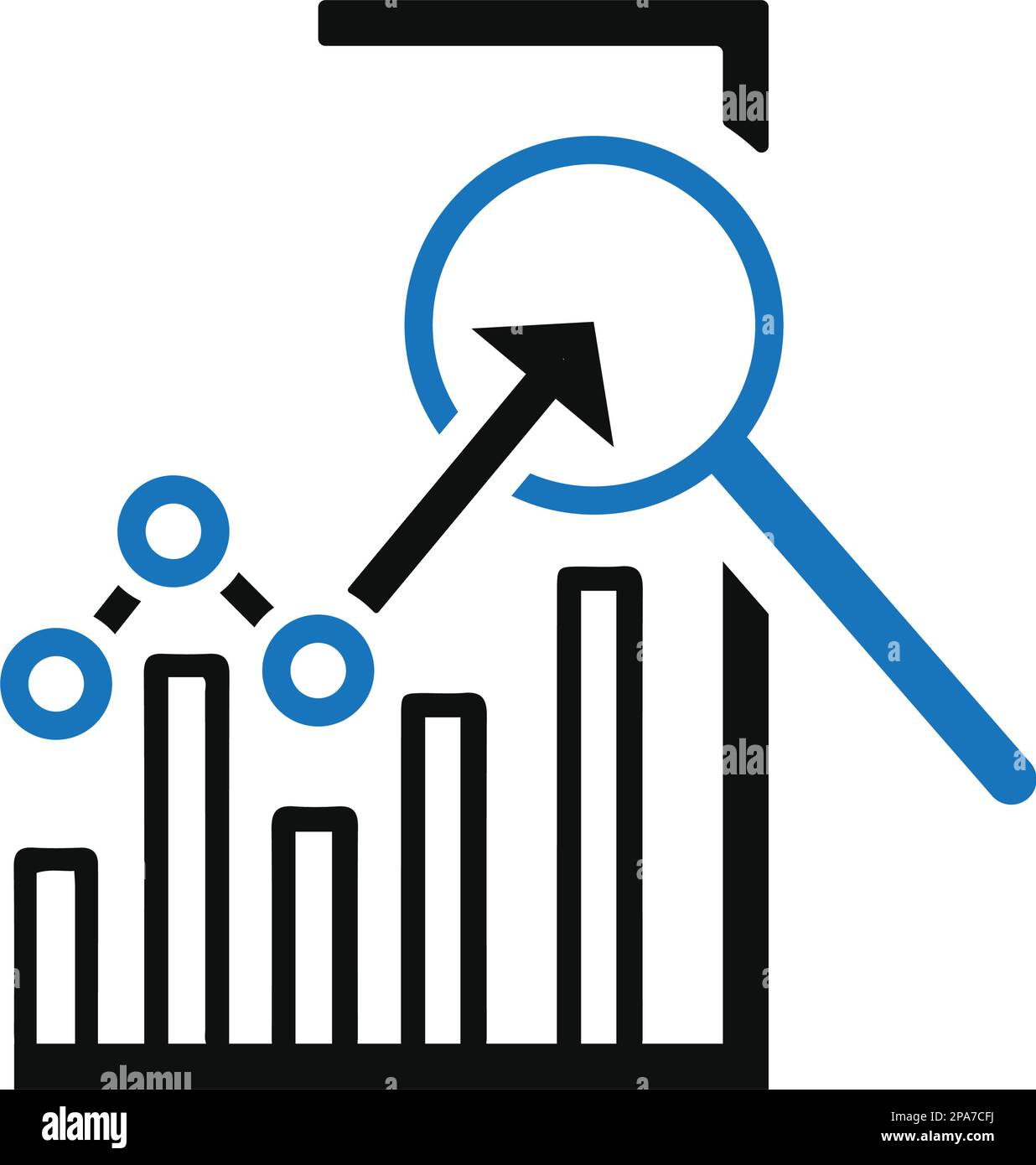 Competitive analysis icon - Vector EPS file. Perfect use for print media, web, stock images ...