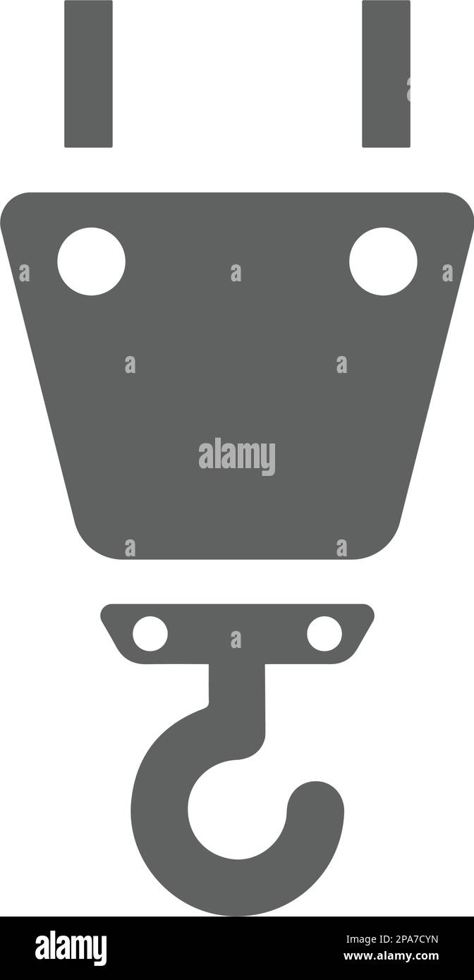 Crane hook icon. Beautiful, meticulously designed icon. Well organized ...