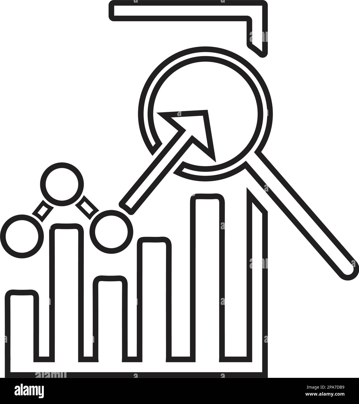 Competitive analysis icon - Vector EPS file. Perfect use for print media, web, stock images ...