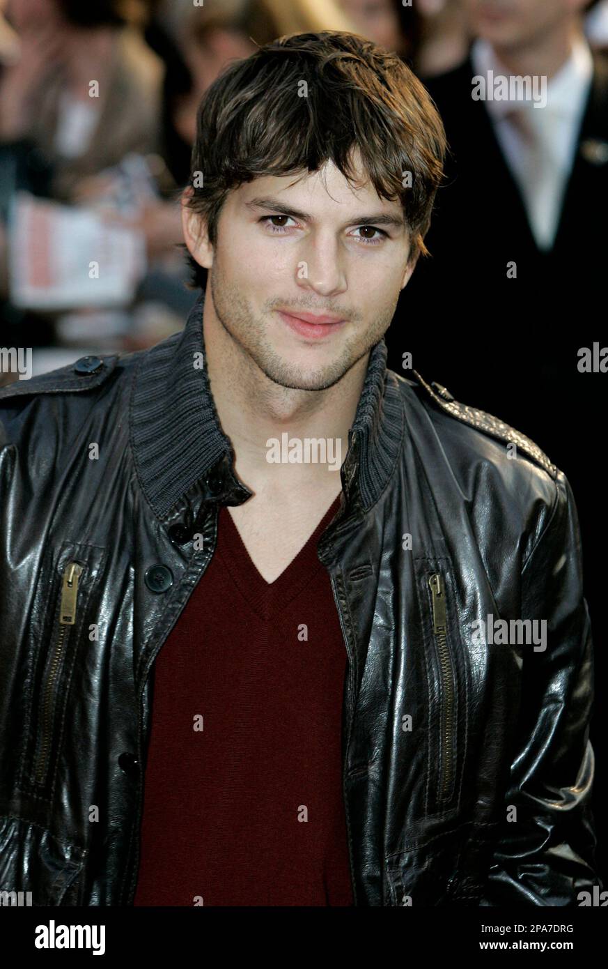 Actor Ashton Kutcher who stars in the film arrives for the World film ...