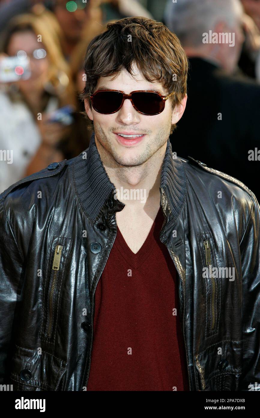 Actor Ashton Kutcher who stars in the film arrives for the World film ...