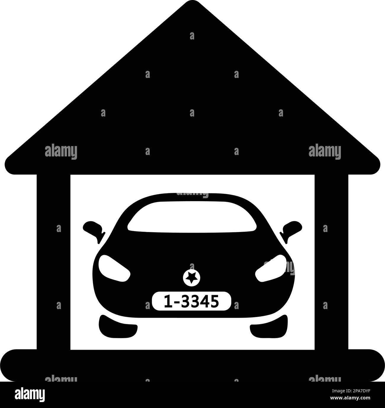 Car, garage, vehicle icon, vector graphics for various use Stock Vector ...