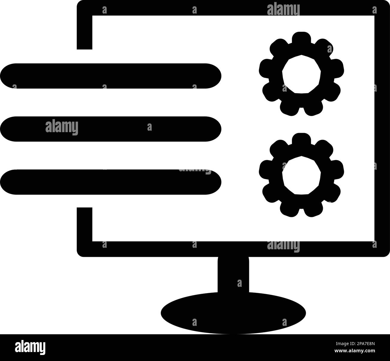 Content Management Icon Vector Eps File Perfect Use For Print Media Web Stock Images 